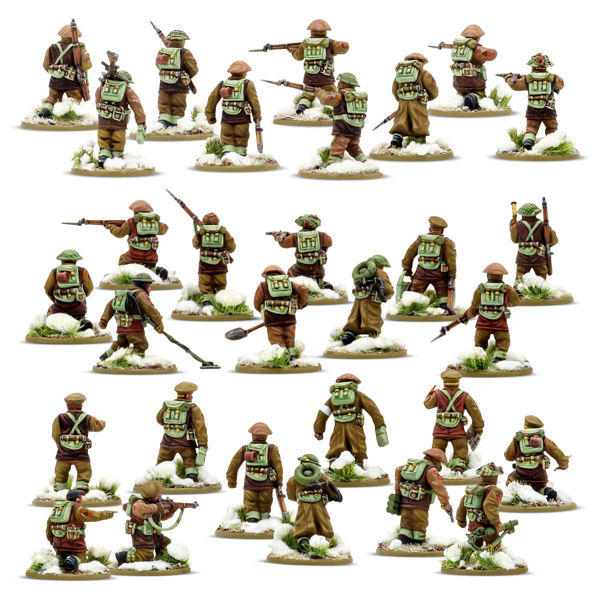 Bolt Action British & Canadian Infantry Winter Platoon – Travelling Man UK
