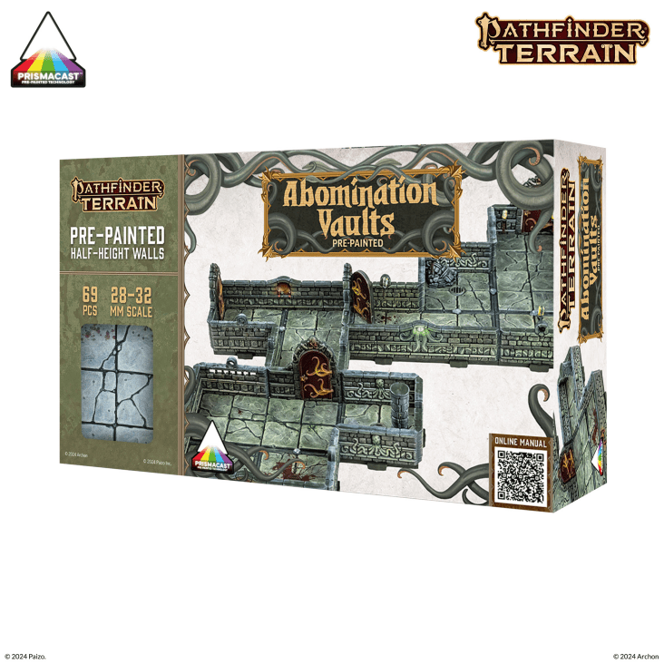 Pathfinder Abomination Vaults Prismacast Pre-Painted Terrain ...
