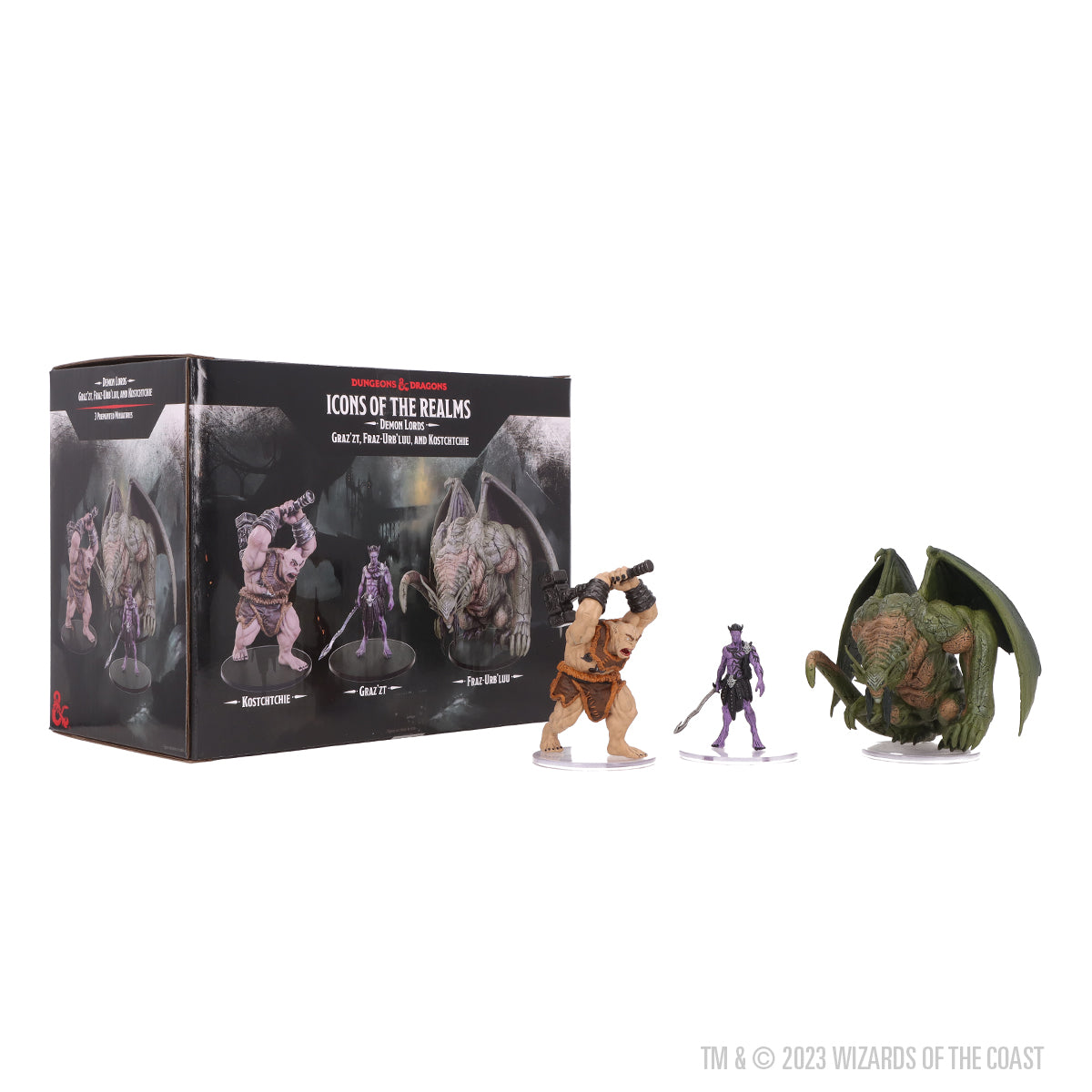 D&D Icons of the Realms: Demon Lords - Graz'zt, Fraz Urb'luu, and Kost ...