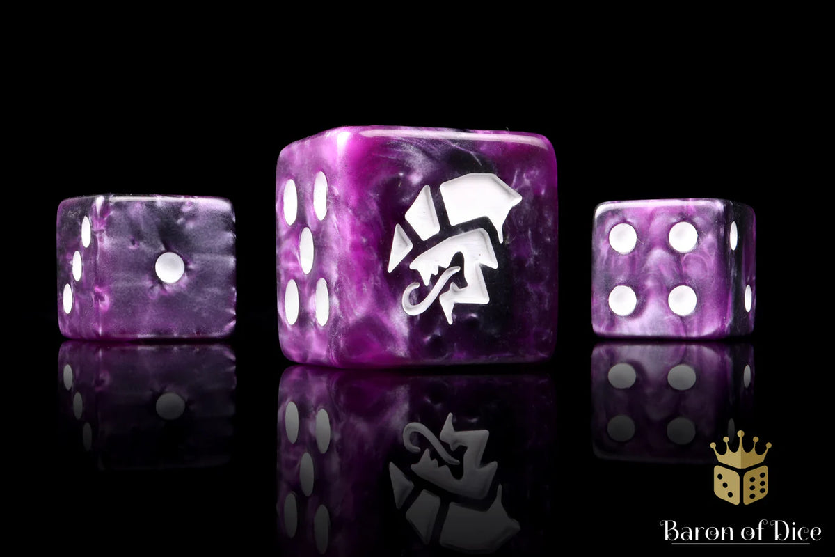 Baron of Dice Sci Fi Dice - Alien Dice Square Corner x25 – Travelling ...