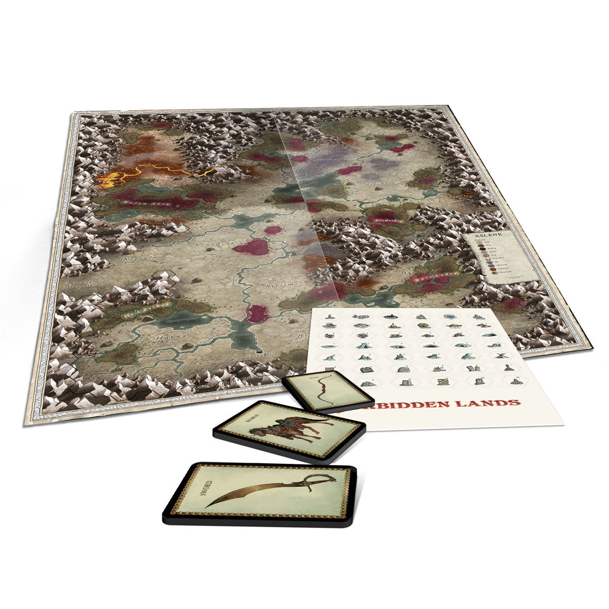 Forbidden Lands - The Bloodmarch Map & Cards Pack – Travelling Man UK
