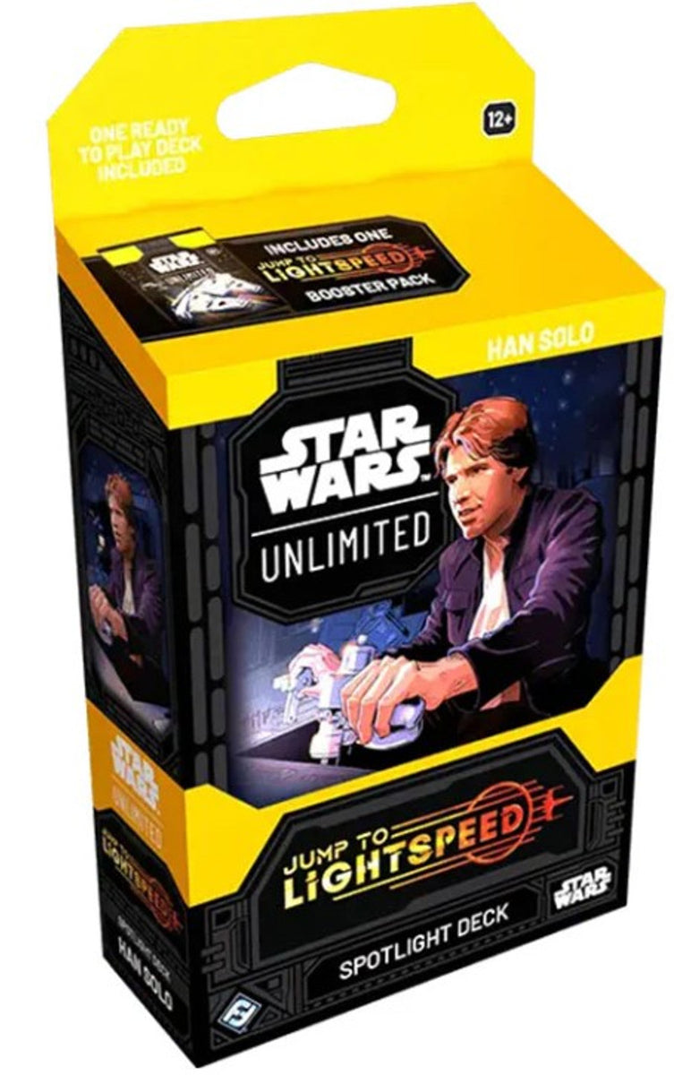 Star Wars Unlimited Jump to Lightspeed Spotlight Deck Han Solo ...