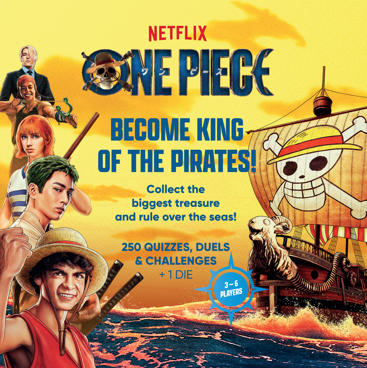 One Piece: Become King of the Pirates! Party Game – Travelling Man UK