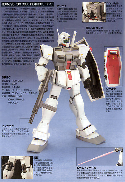 HGUC RGM-79D GM Cold Districts Type 1/144 Model Kit – Travelling Man UK