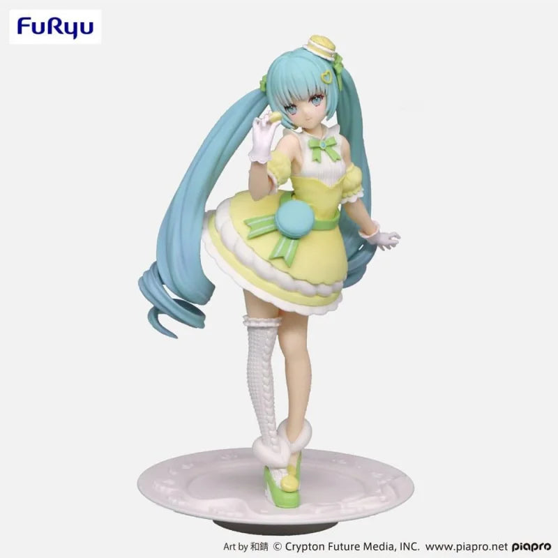 Hatsune Miku SweetSweets Series Lemon Macaron Exceed Creative Figure ...
