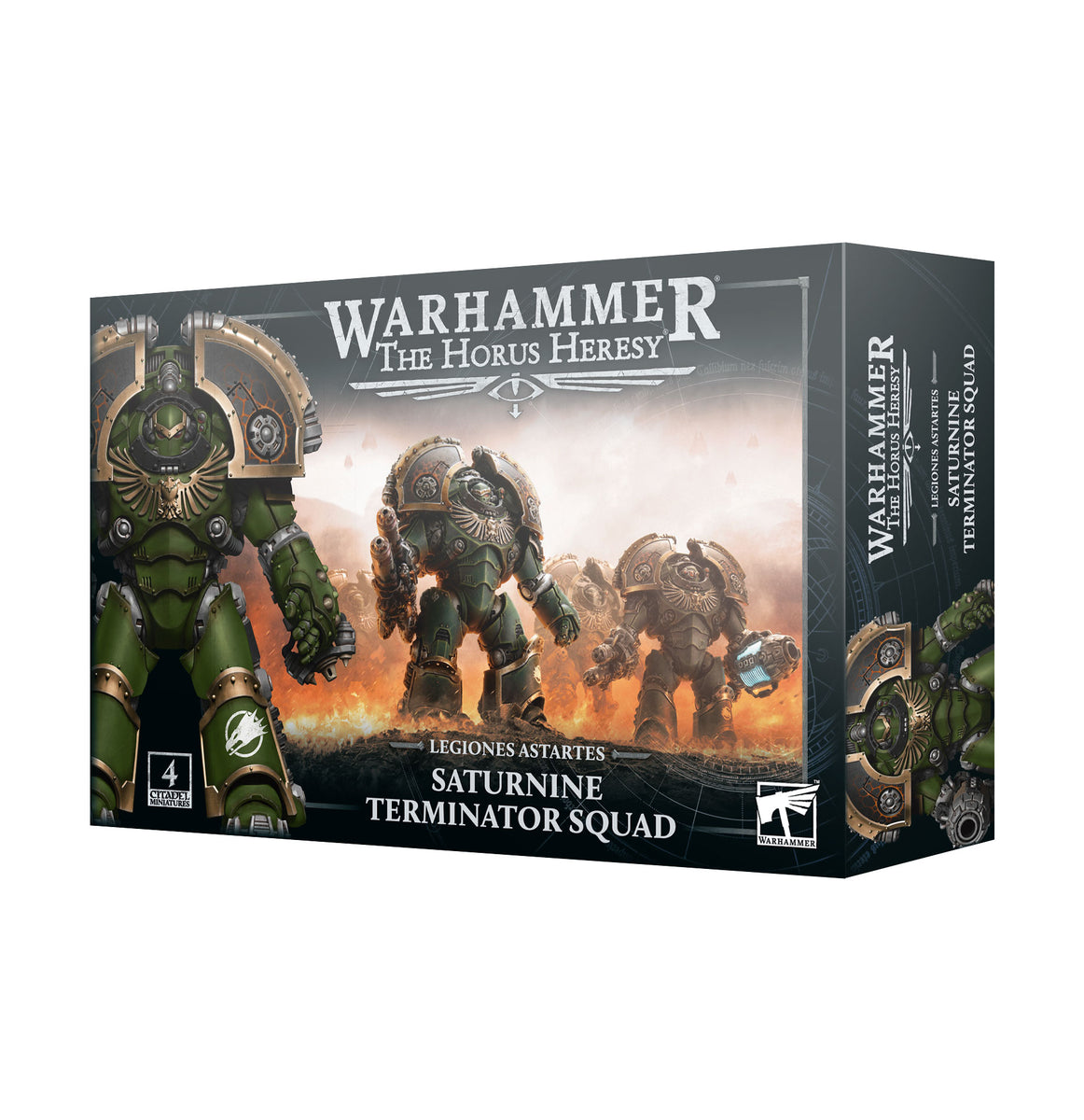 Horus Heresy Legiones Astartes Saturnine Terminator Squad – Travelling ...