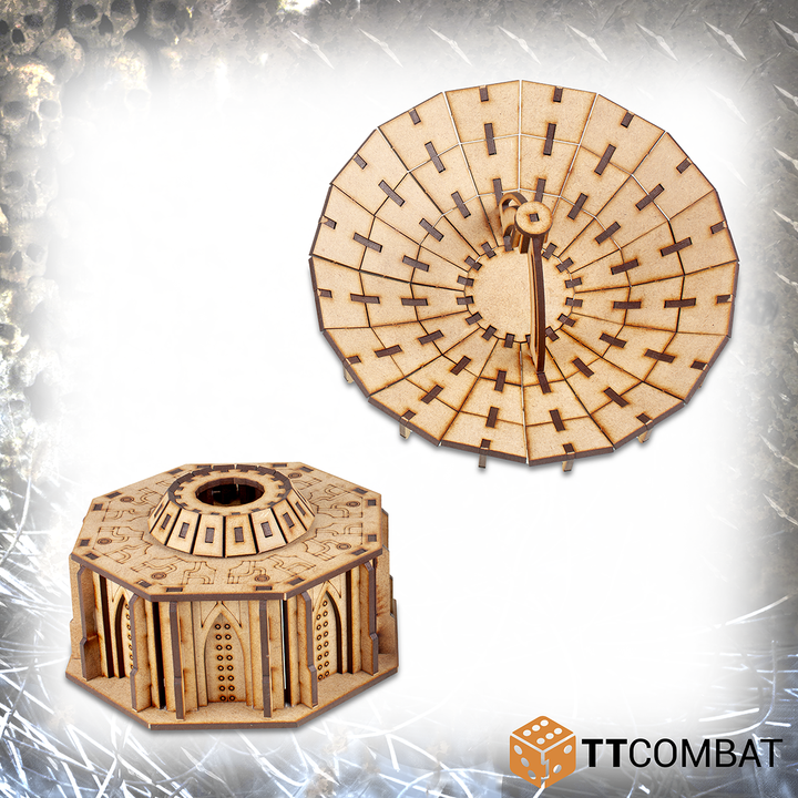 TTCombat Tabletop Scenics - Sci-fi Gothic Test Hill Satellite ...