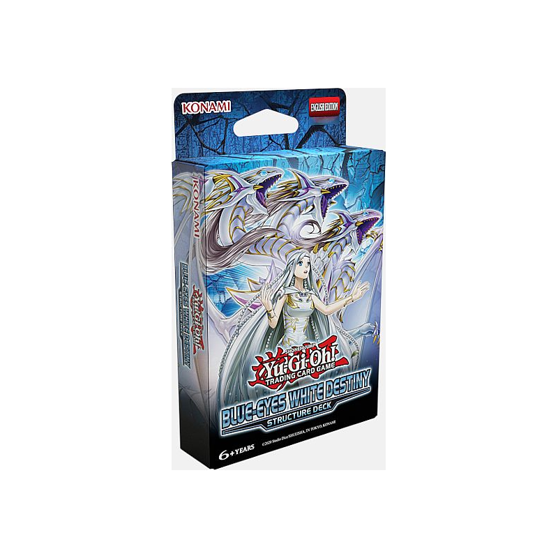 Yu-Gi-Oh! Structure Deck Blue-Eyes White Destiny Reprint – Travelling ...