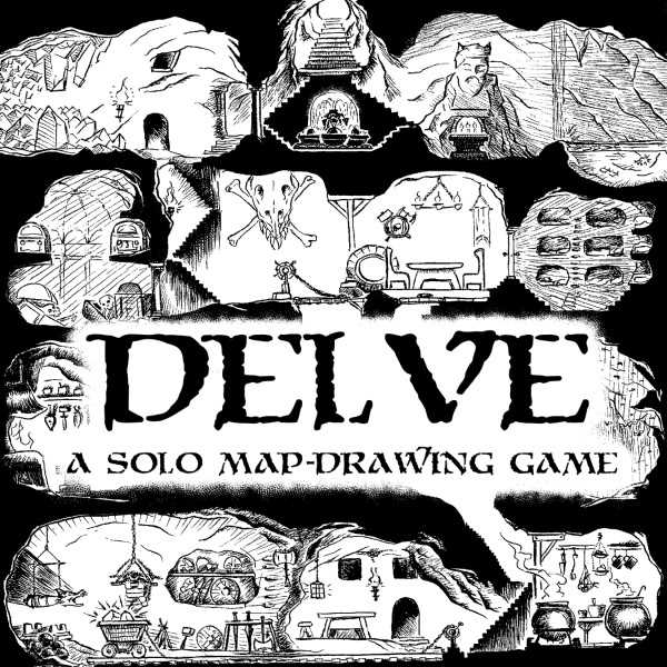 DELVE - A Solo Map-Drawing Game – Travelling Man UK